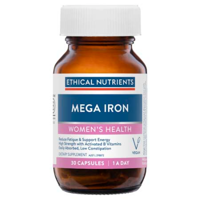 MEGAZORB MEGA IRON WITH VITAMIN B 30Tabs