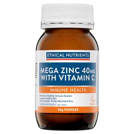 MEGAZORB MEGA ZINC WITH VITAMIN C ORANGE 190g