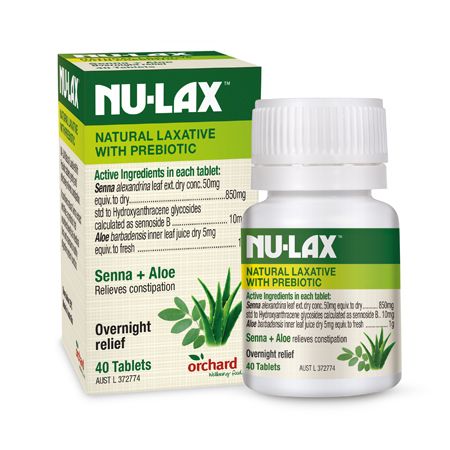 NATURAL LAXATIVE SENNA + ALOE 40Tabs